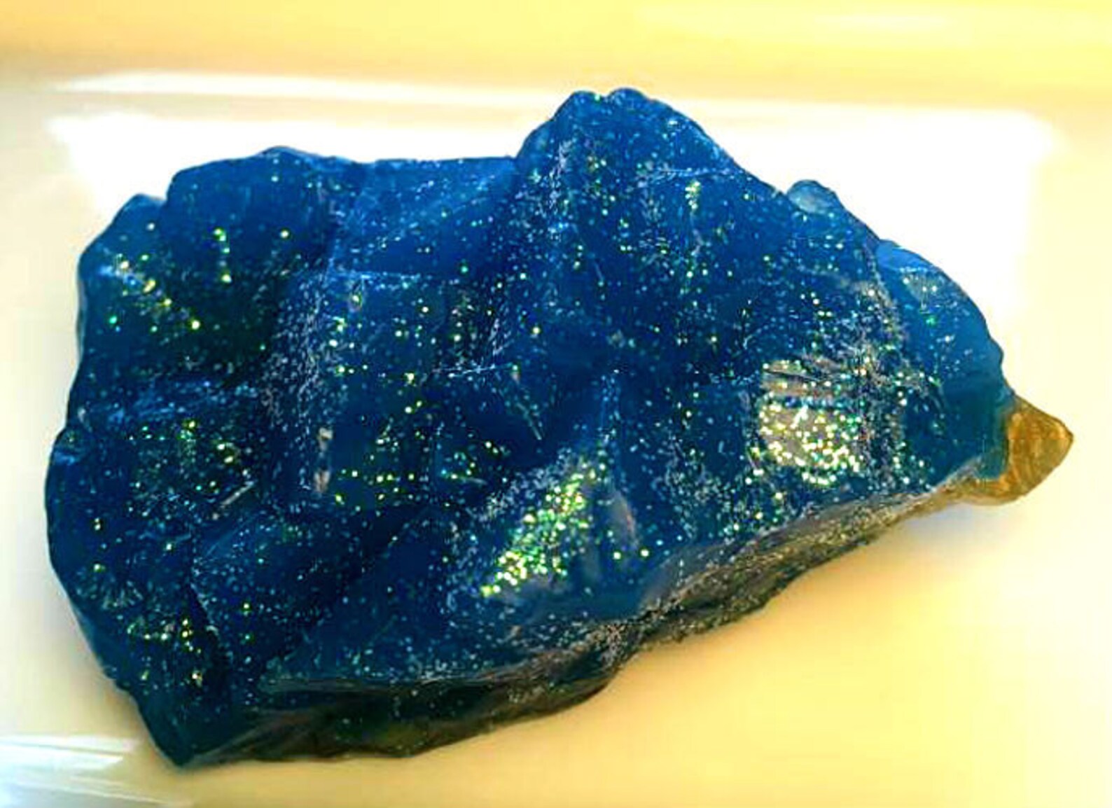 Sapphire Blue Geode Crystal Gemstone Rock Soap Vanilla Bean - Etsy