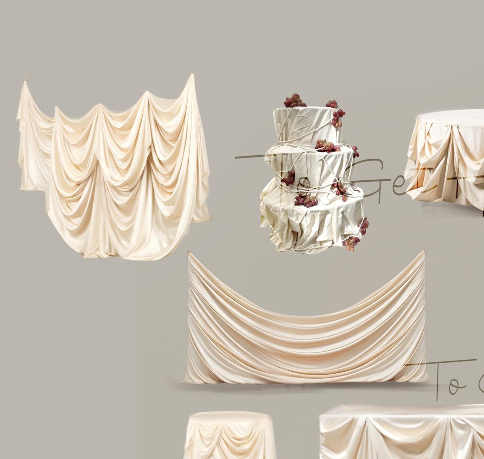 Elegant Wedding Printables: DIY Event Design Elements (PSD) - Etsy