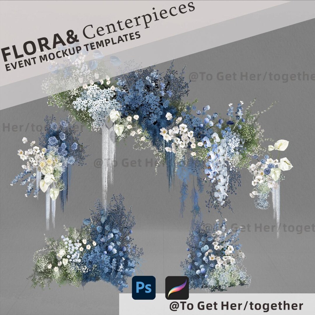 Blue FLORA - Event Styling, Party Backdrop, Event Planning, Boho Party ...