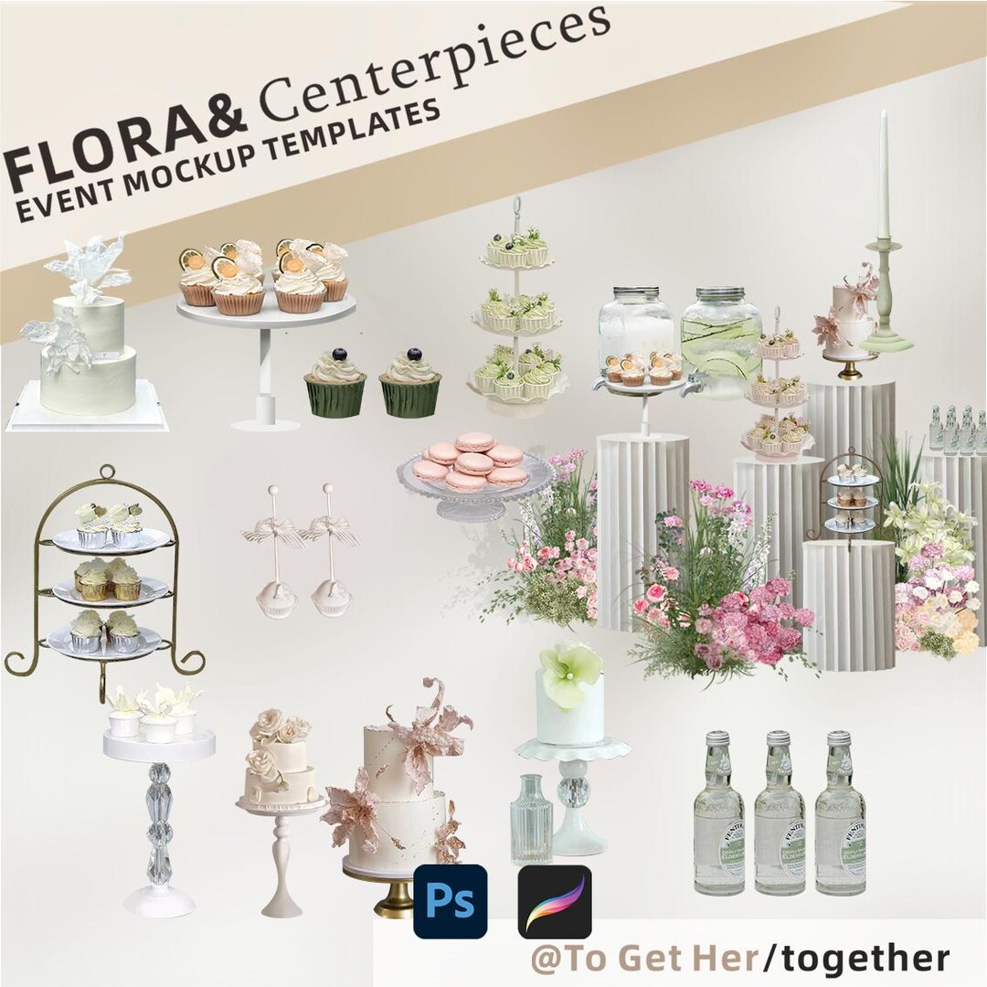 Event Mockups Bundle: Editable Decor Templates (digital) - Etsy