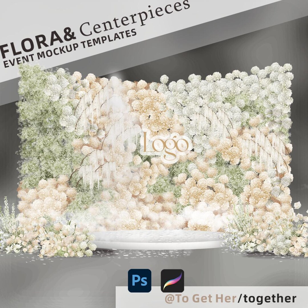 Chic Interior and Event Design Tool: Wedding Lllustration Bundle,floral ...