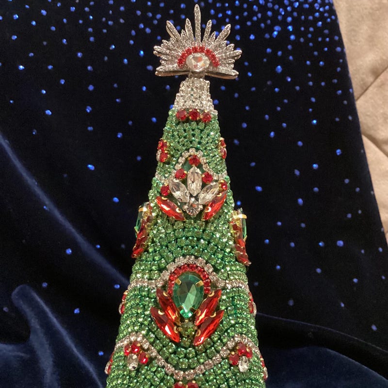 Jeweled Cone Tree - Etsy