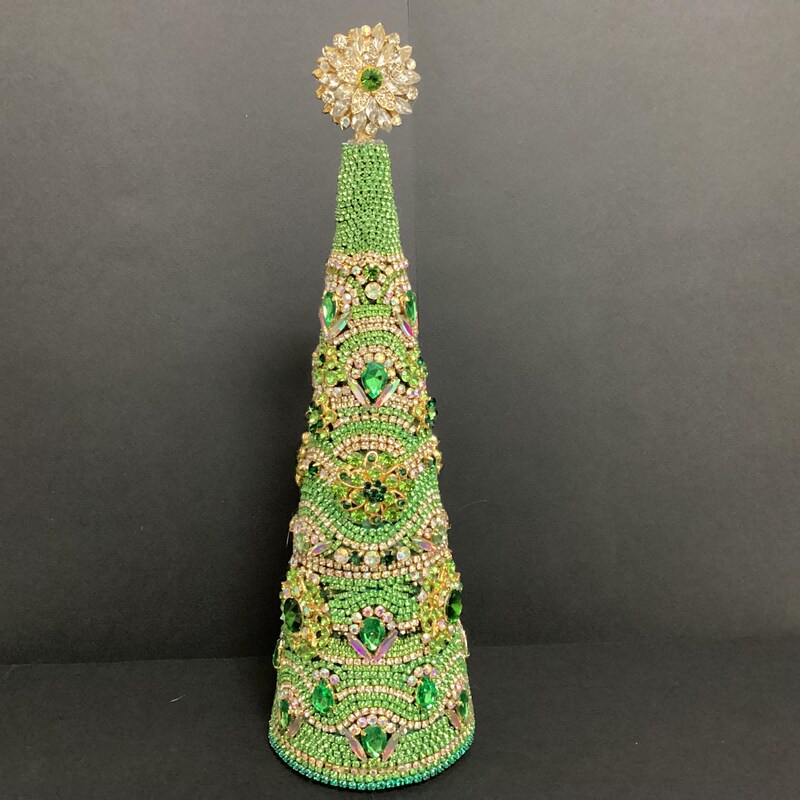 Jeweled Cone Tree - Etsy