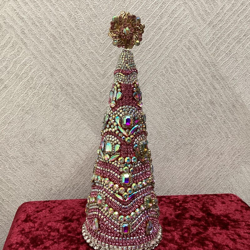 Jeweled Cone Tree - Etsy