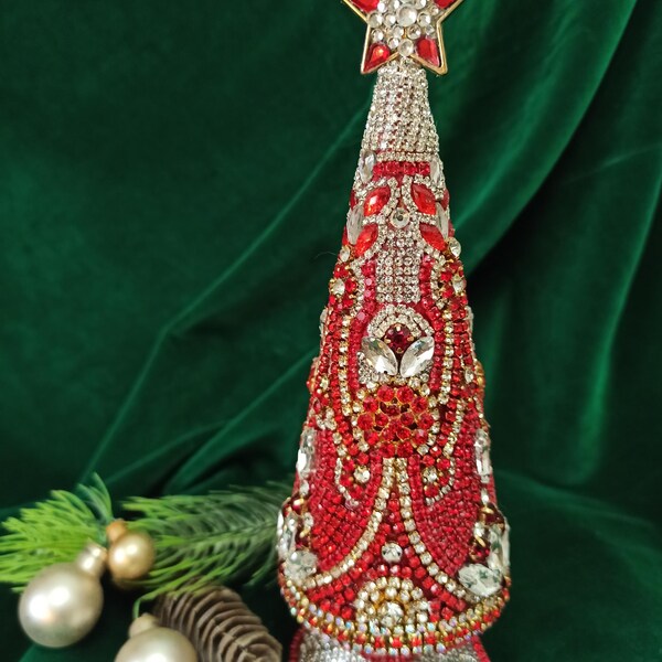 Jeweled Cone Tree - Etsy