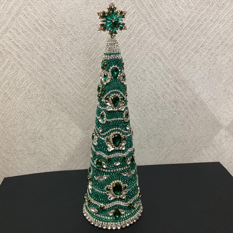 Jeweled Cone Tree - Etsy
