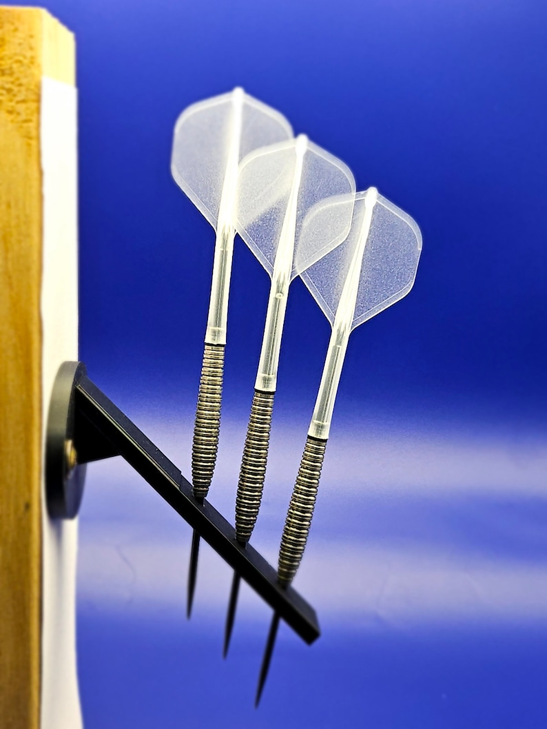 Wall Mountable / Upright - Dart Stand - Holds 1 Set of Darts! Great ...