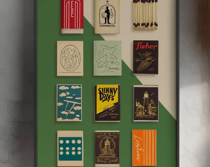 Calgary Matchbook Print Alberta Matchbooks Vintage Matchbook Restaurant ...