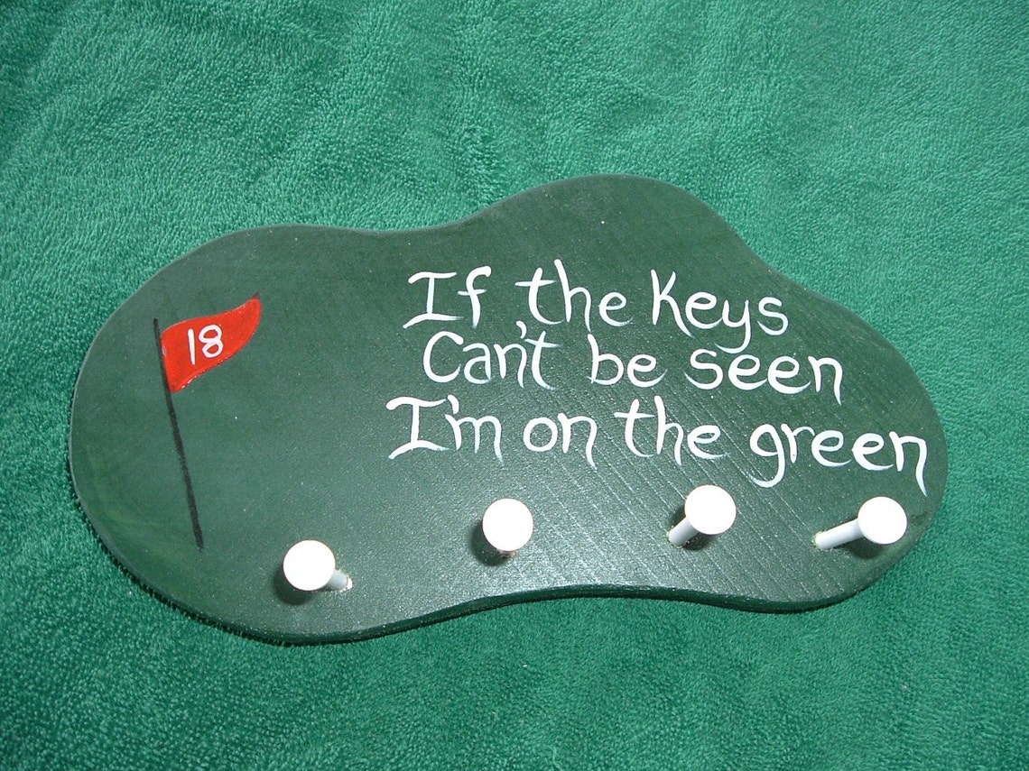 GOLF KEY HOLDER - Etsy