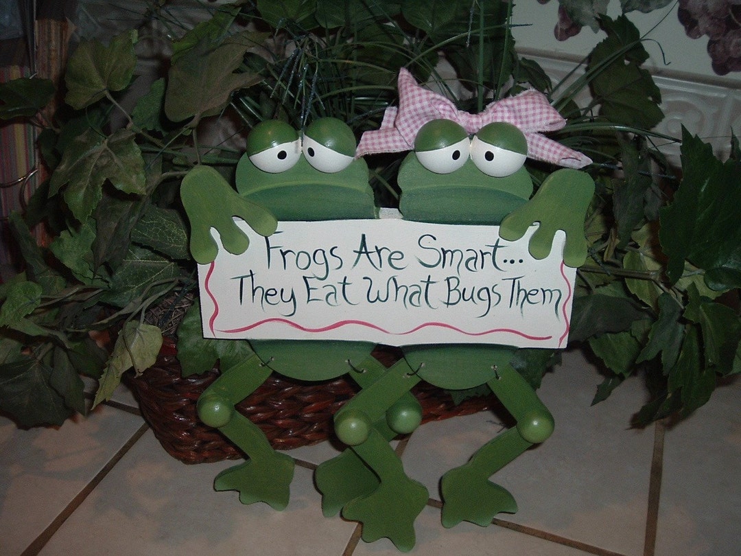 Toad-ally Frogs Wall/door Hanger - Etsy