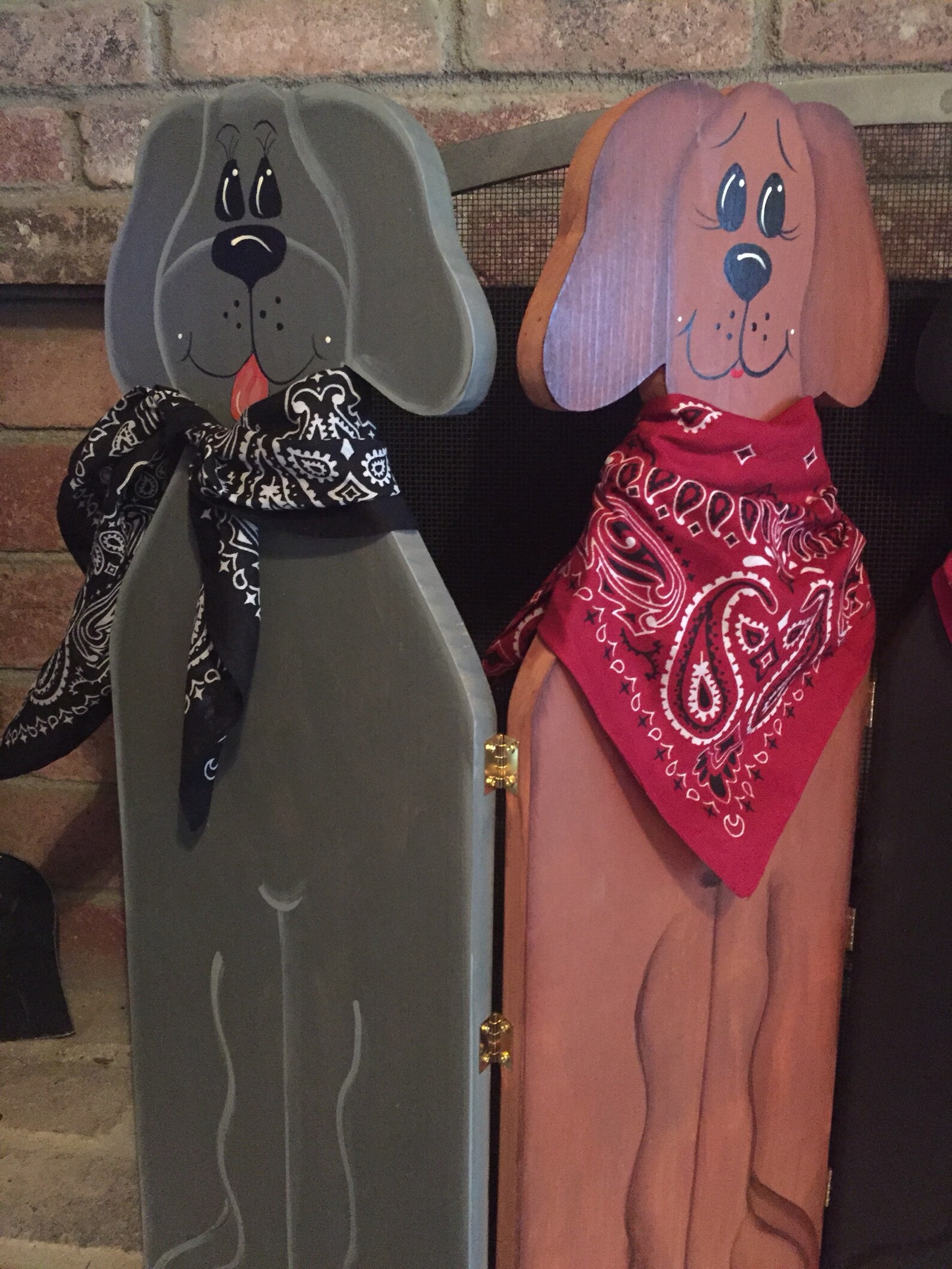 Whimsical Dog Fireplace Screen - Etsy