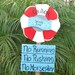 Splash Zone Pool Yard Sign - Etsy