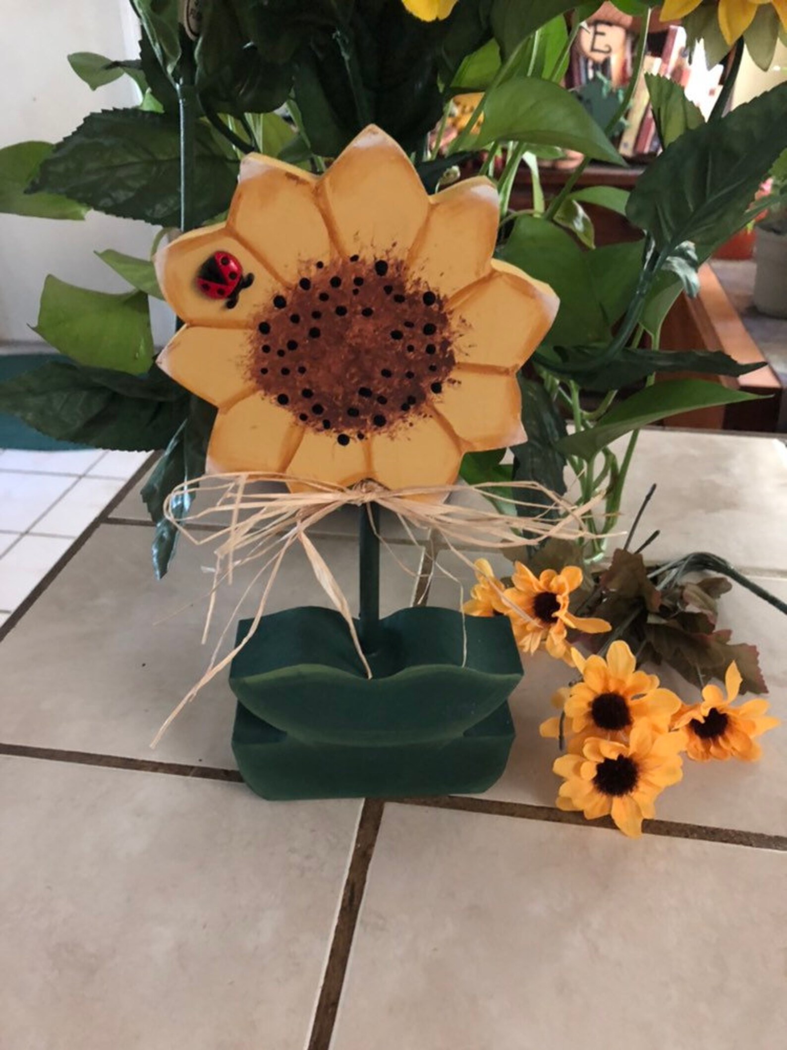 Sunflower Shelf Sitter | Etsy