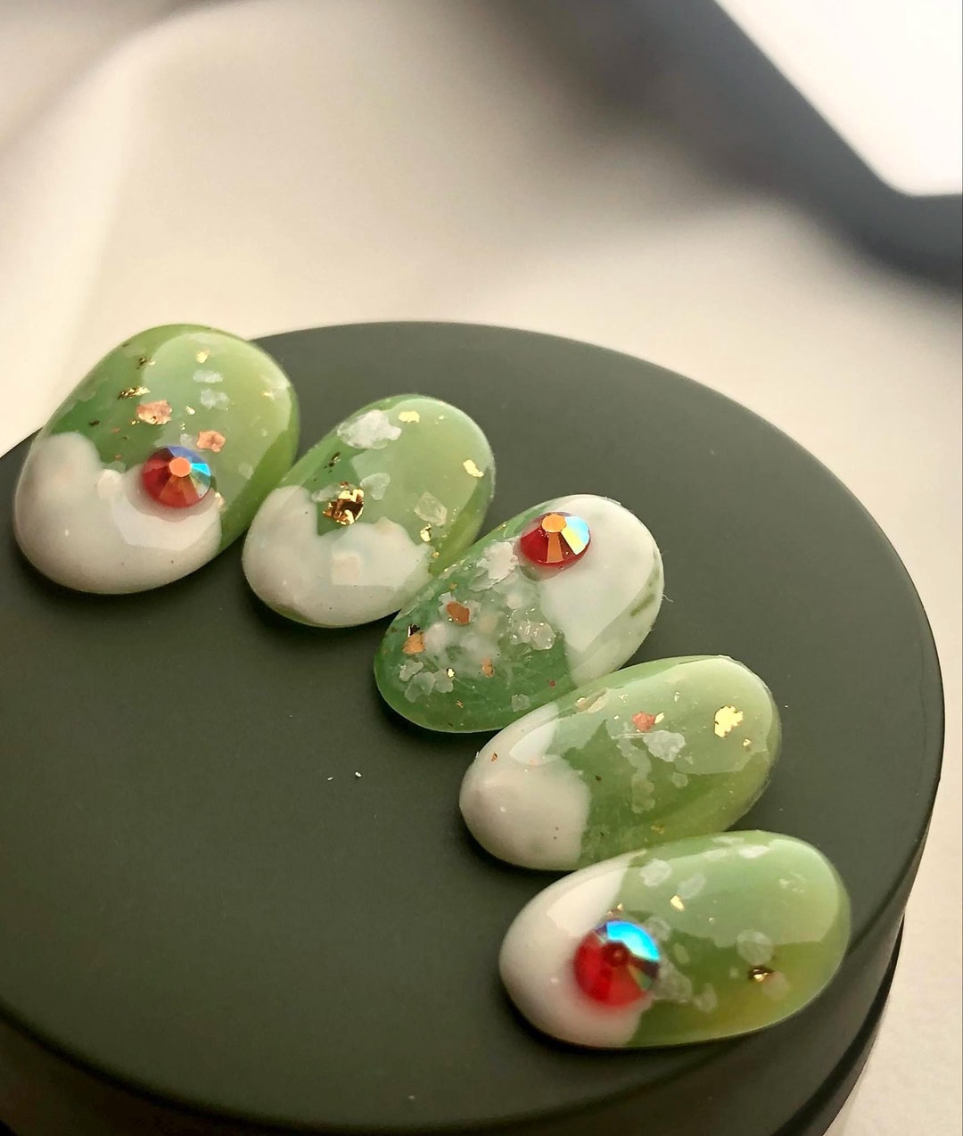 Cream Soda Nails Cute Nails Japanese Drink Nails Sparkle Nails Kawaii ...