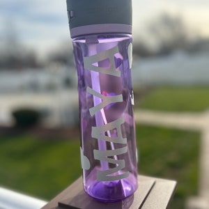 Personalized Name Water Bottle - Custom Colors & Designs - Bpa-free ...