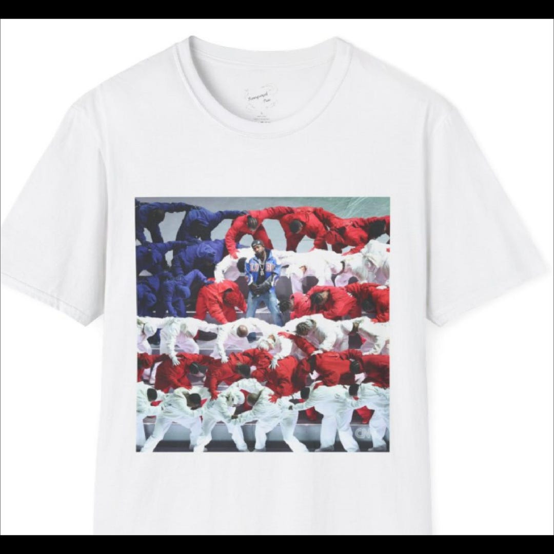 Kendrick Lamar Flag Shirt, American Flag Shirt, Kendrick Lamar Half ...
