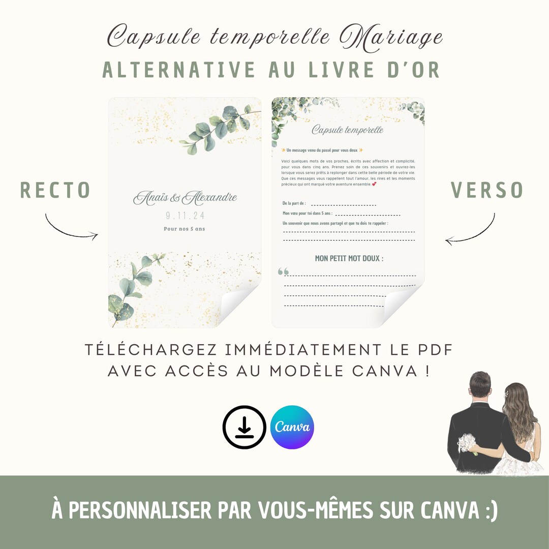 Rustic Wedding Time Capsule Sheet Alternative to the Guest Book - Etsy