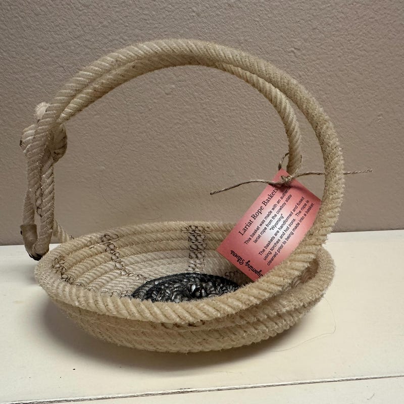 Lariat Rope Basket - Etsy