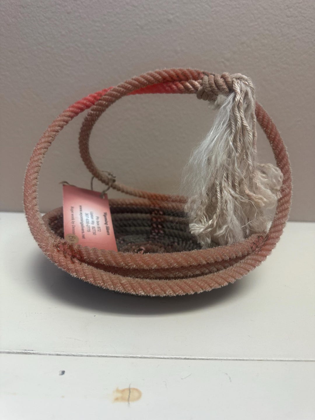 B3 Small Lariat Rope Basket, Lasso Basket, Rope Basket - Etsy