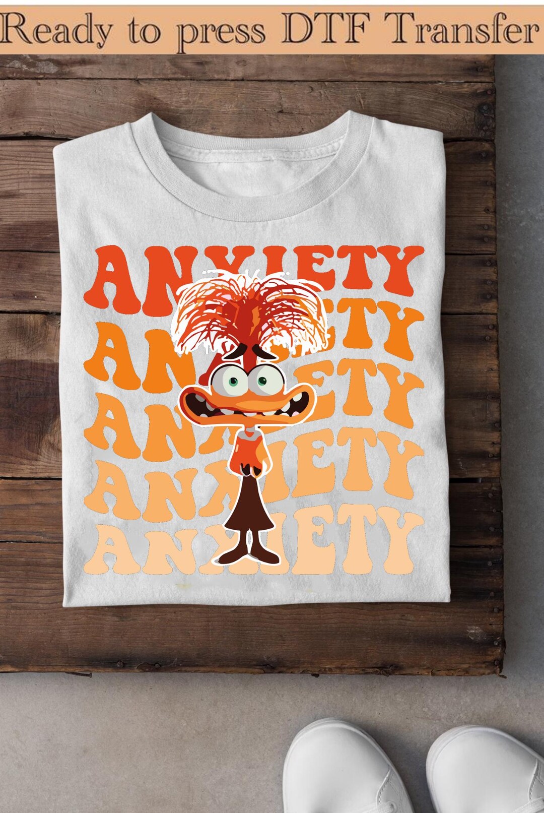 Inside Out DTF Transfer, Inside Out Anxiety, Inside Out Text Design ...
