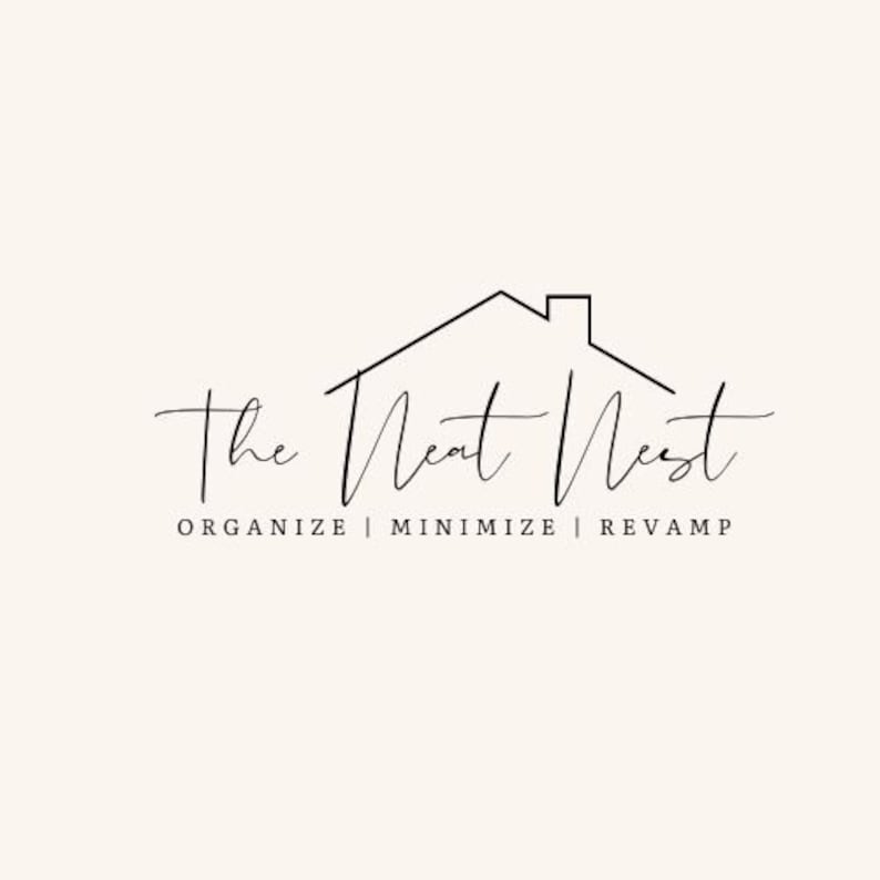 Logo, Organize, Cleaning Service, Home Organizing, Home, - Etsy