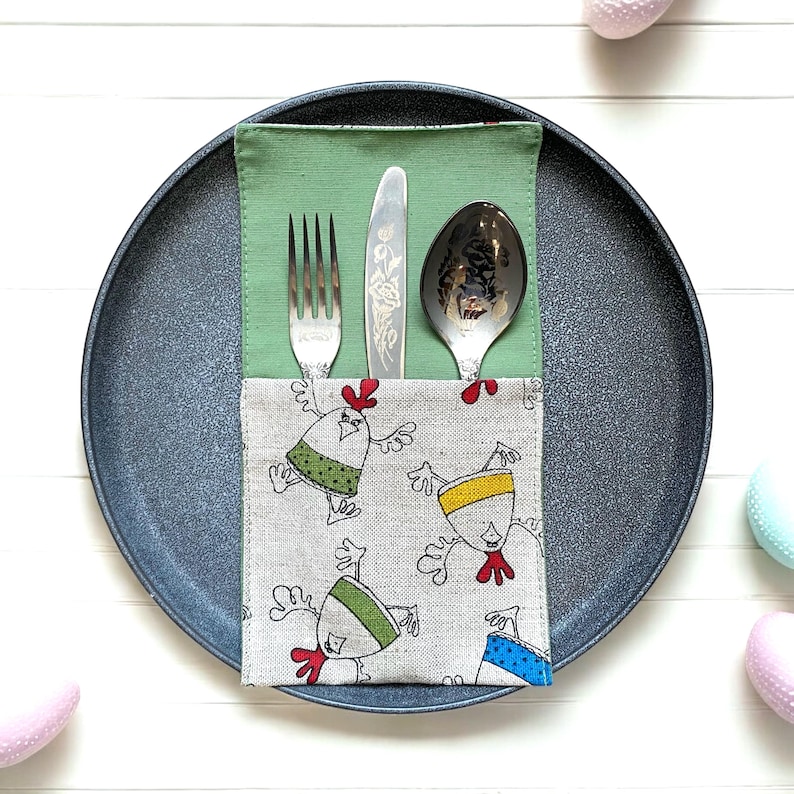 Easter Cutlery Holder Sewing Pattern: Festive Table Decor (PDF Pattern ...