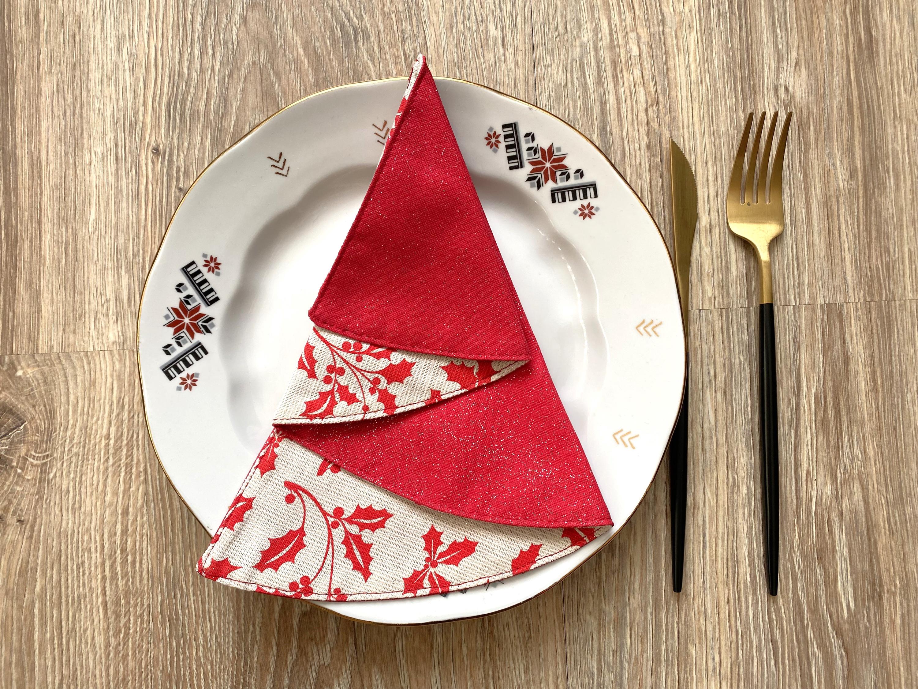 Sewing Pattern Beginner |christmas Tree Napkin PDF Tutorial |easy ...