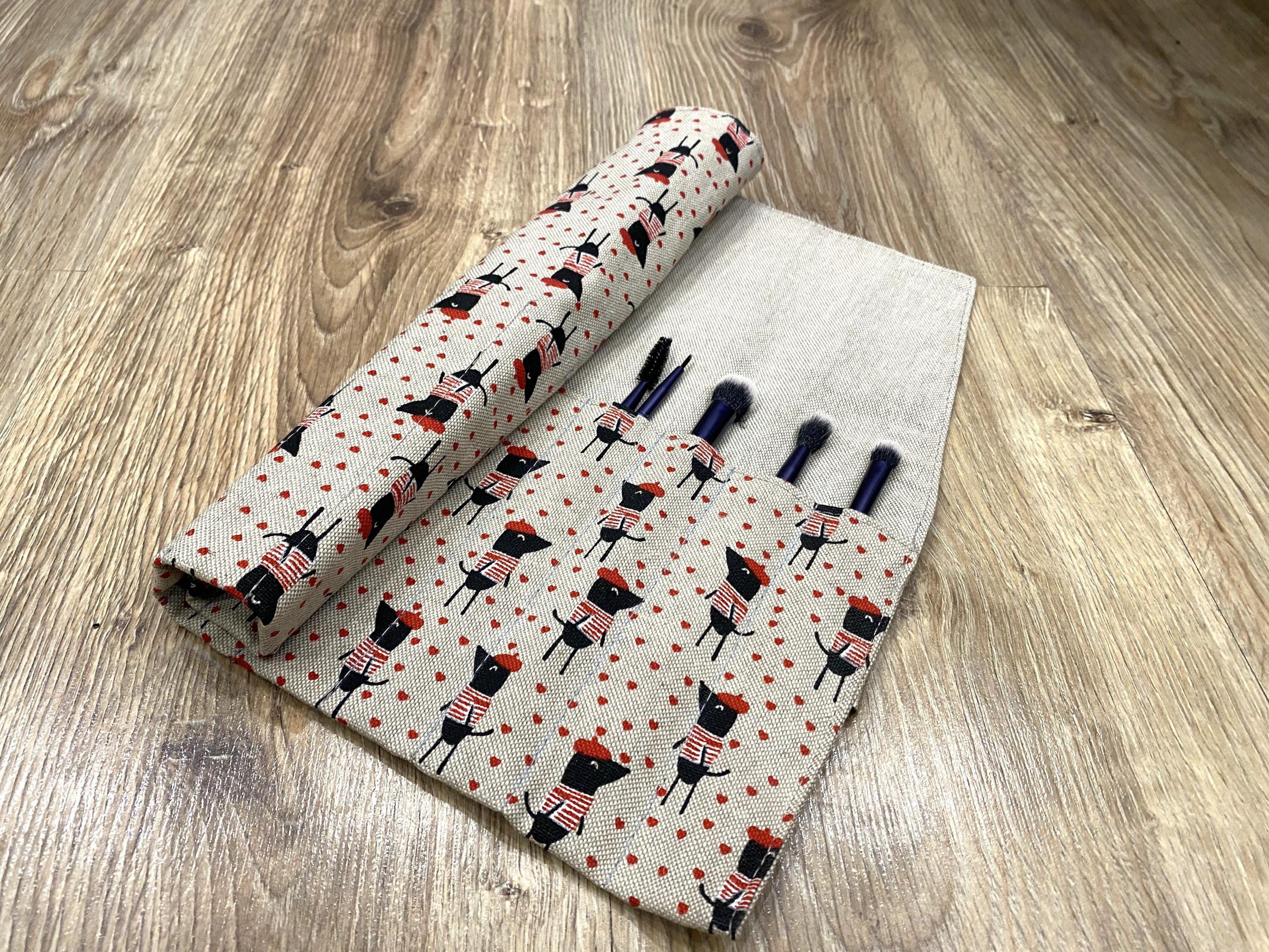 Fabric Roll up Pencil Case Sewing Pattern: Beginner Artist Roll (PDF ...