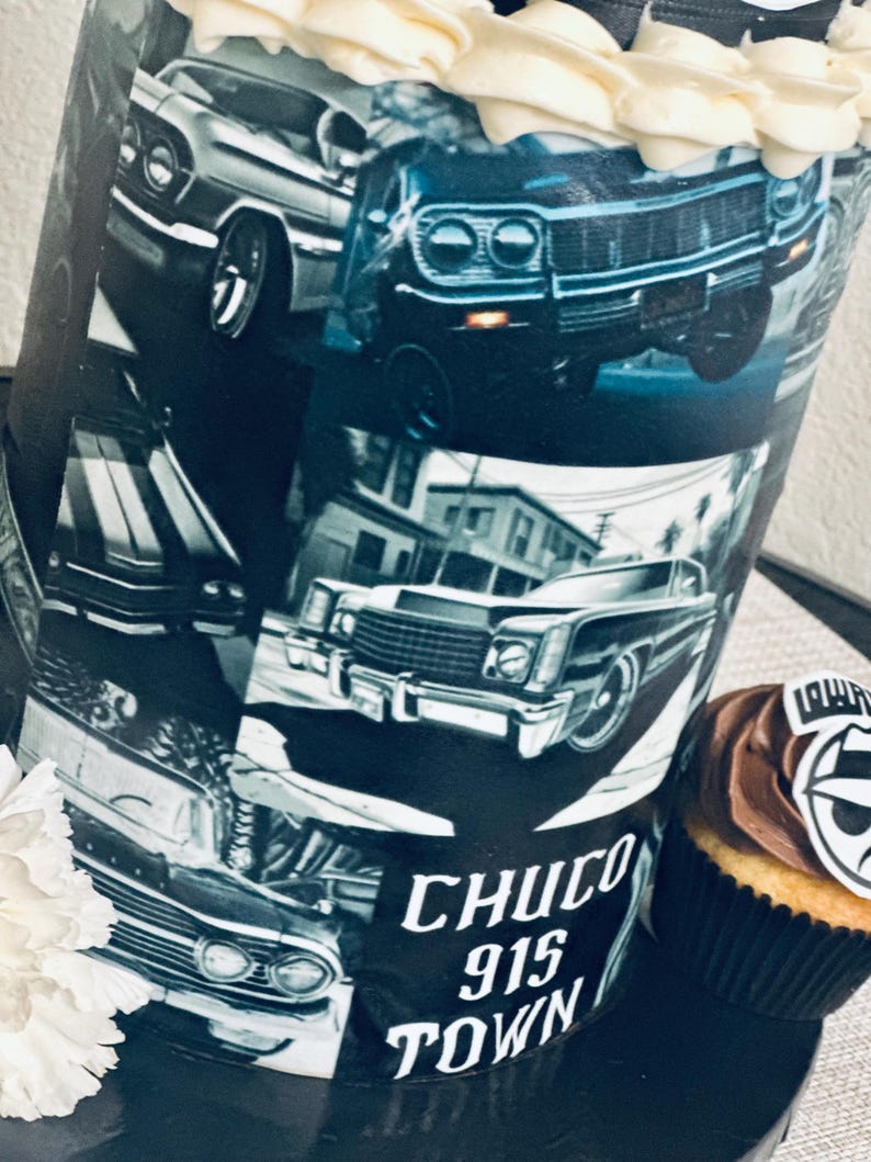 Digital, Edible Image Cake Topper, Cars, Lowrider, Chicano - Etsy