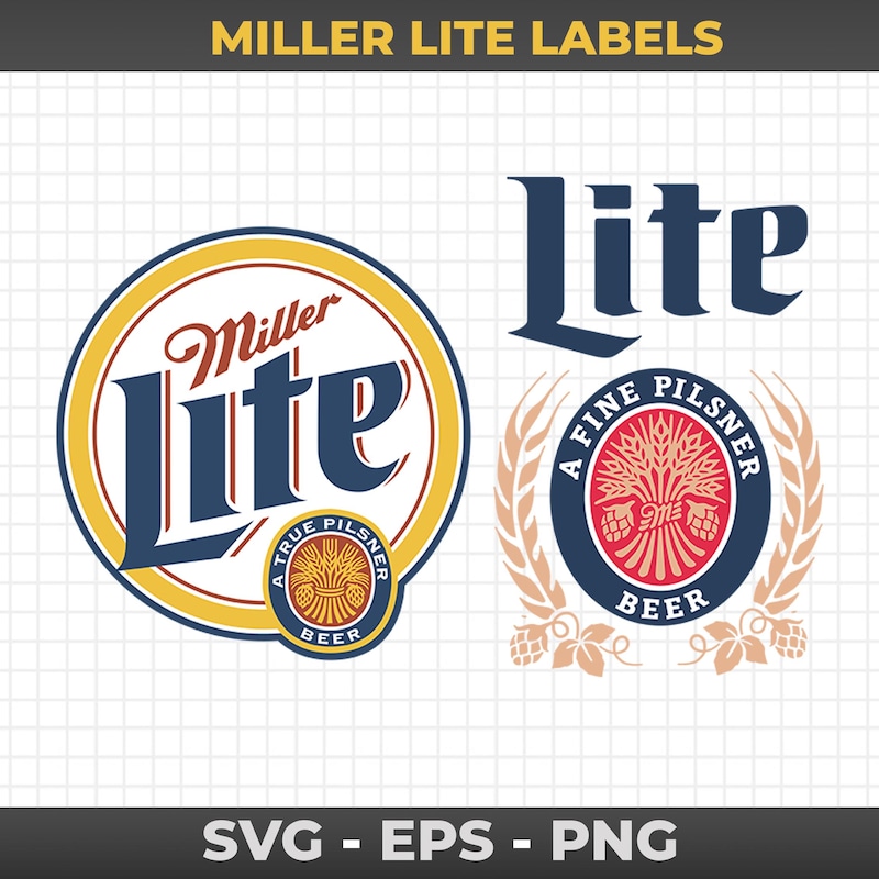 Miller Lite Svg - Etsy