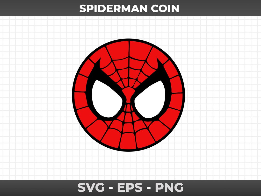 Spider-man Coin / Graphic, Logo, Clipart, SVG,PNG,EPS Cut Files for ...