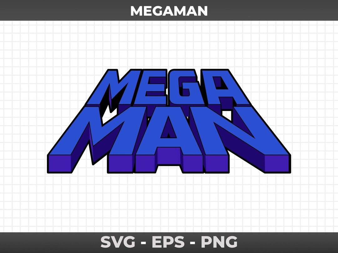 Mega Man / Graphic, Logo, Clipart, SVG,PNG,EPS, Cut Files for Cricut ...