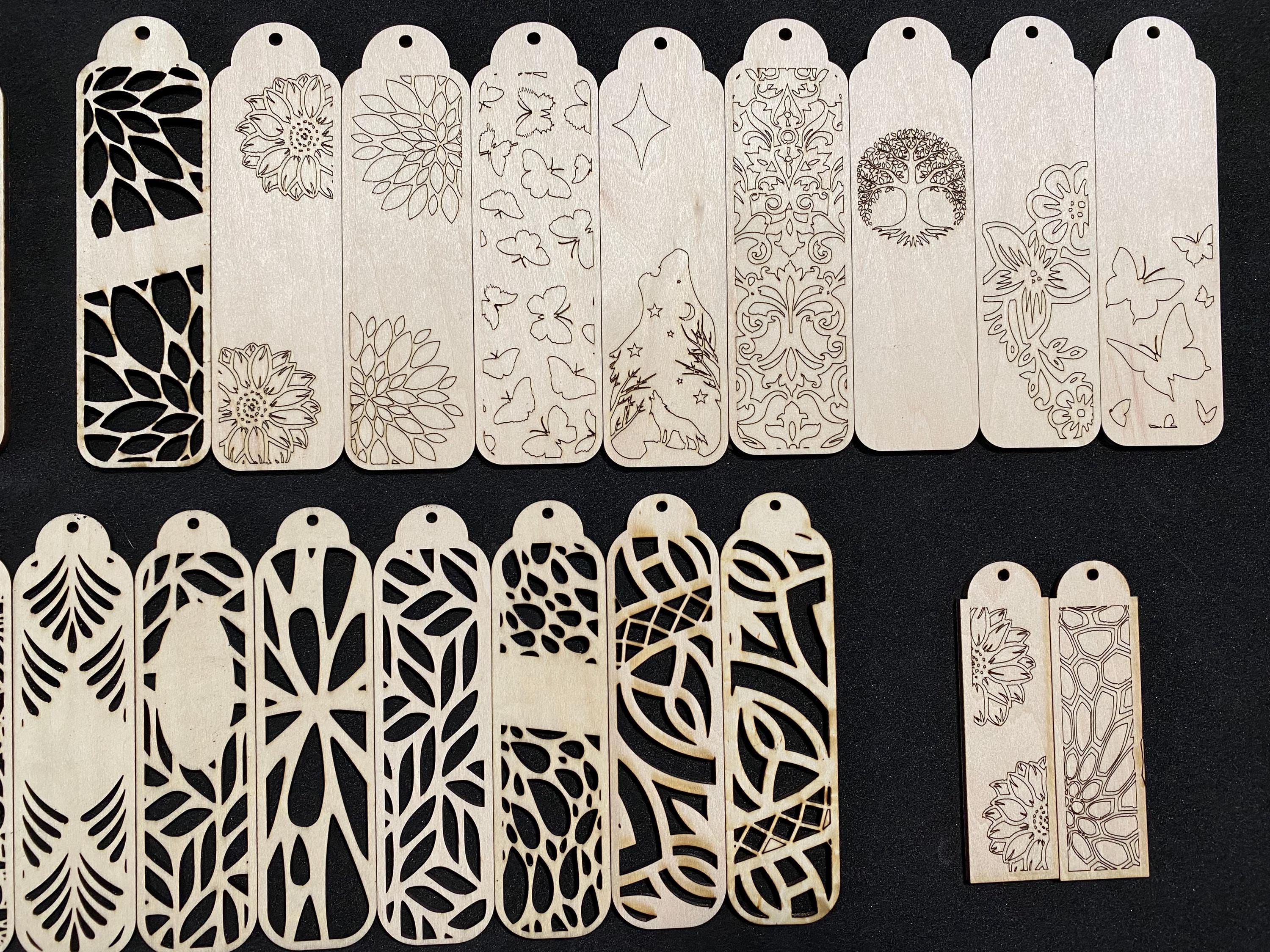 Laser Cut Bookmark Files / Digital Bookmarks / Laser Cut Files ...