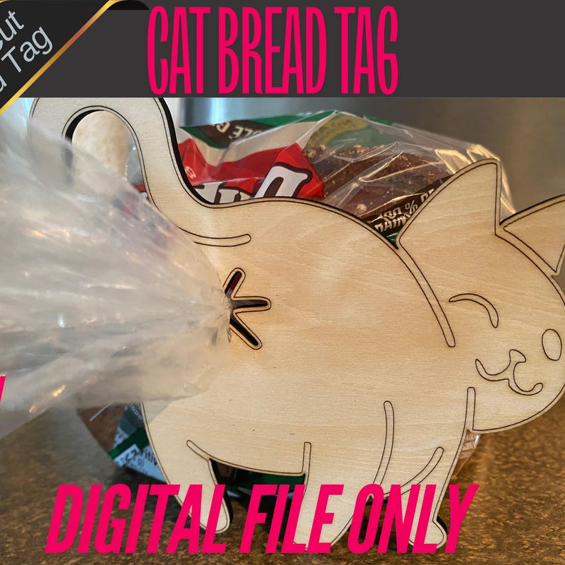 Cat Bread Tie - Etsy