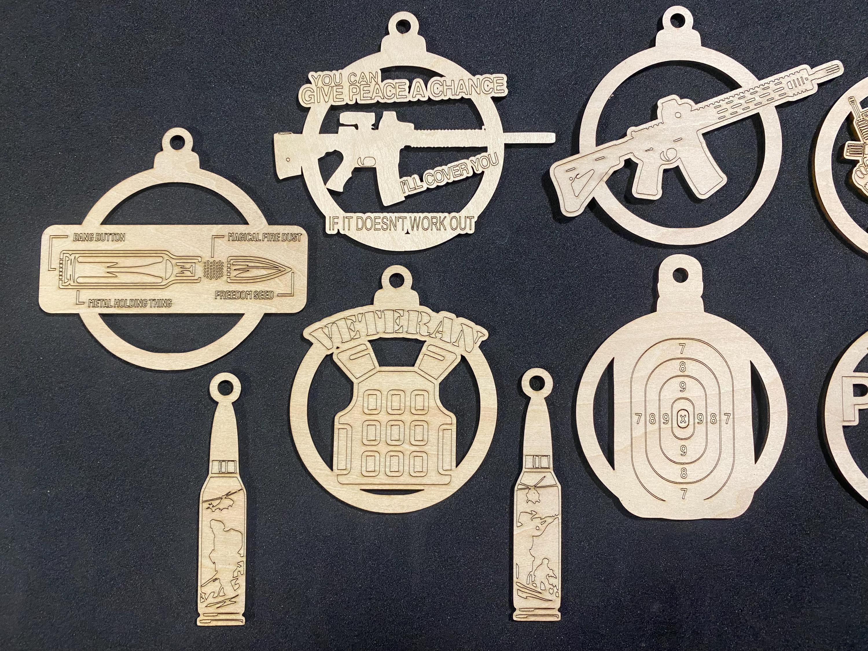 Tactical Ornaments / Army Decor / Tactical Tree / Tactical Christmas ...