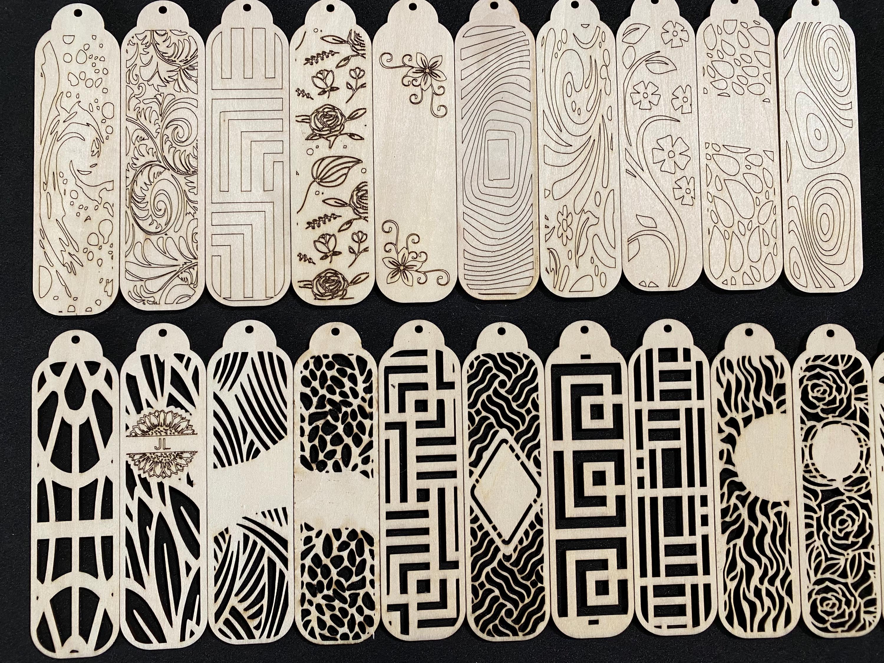 Laser Cut Bookmark Files / Digital Bookmarks / Laser Cut Files ...