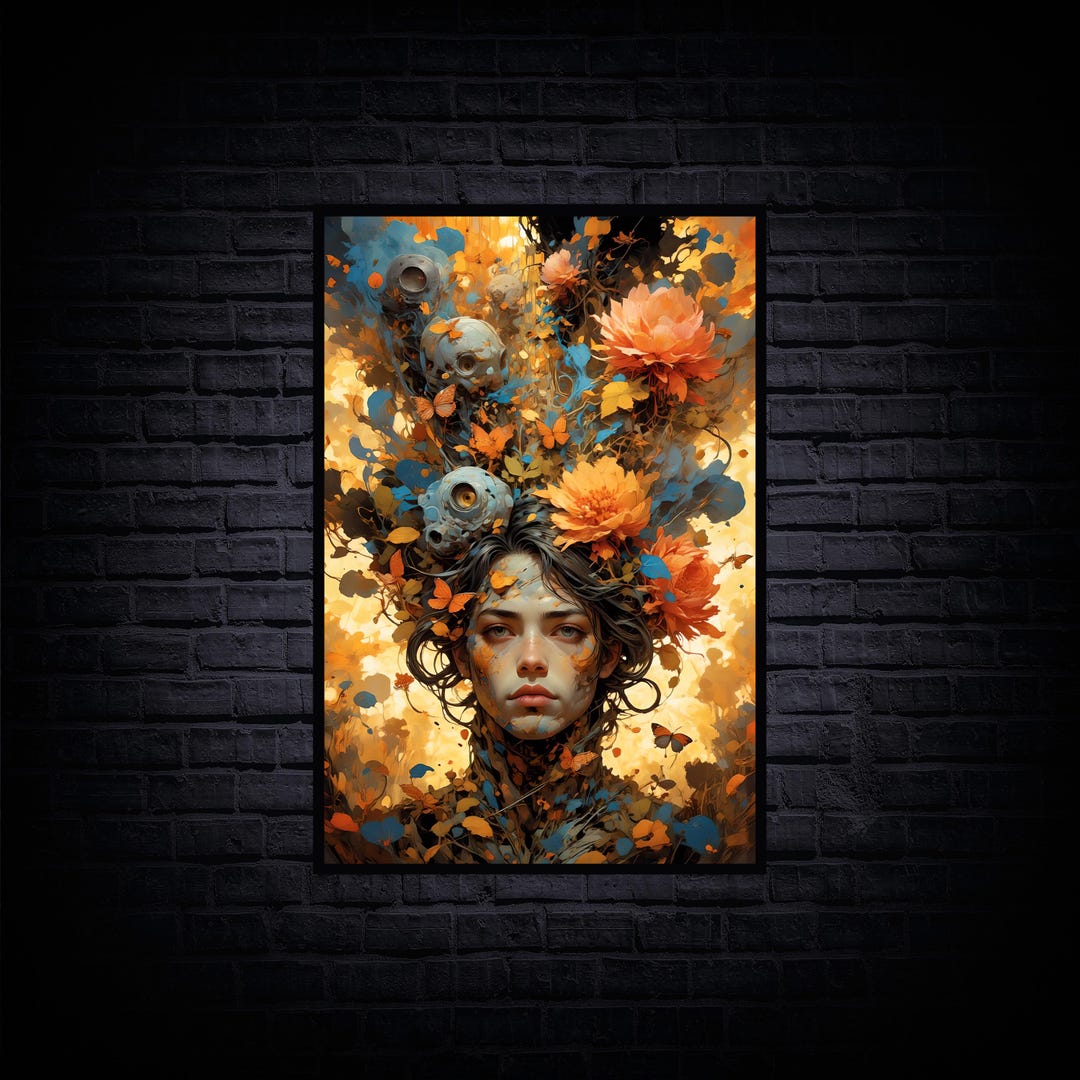 Digit Wallart, Vertical 2x3 Poster, Mysterious Wall Art, Vivid Fantasy ...