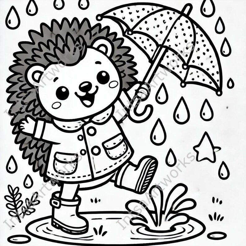Adorable Hedgehog Coloring Pages - 10 Cute & Whimsical Hedgehog ...