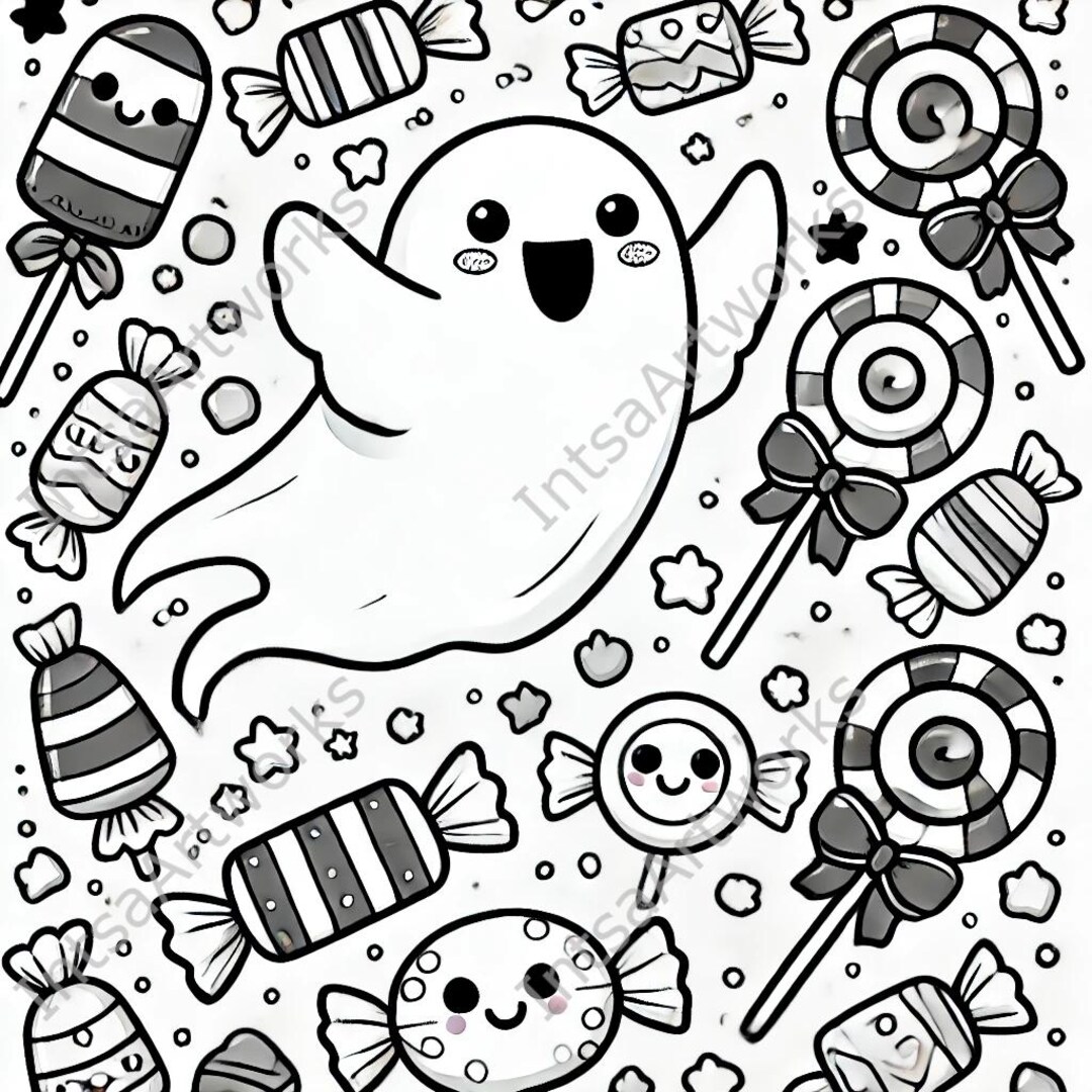 Halloween Coloring Pages Bundle – Ghosts, Pumpkins, Witches & More ...