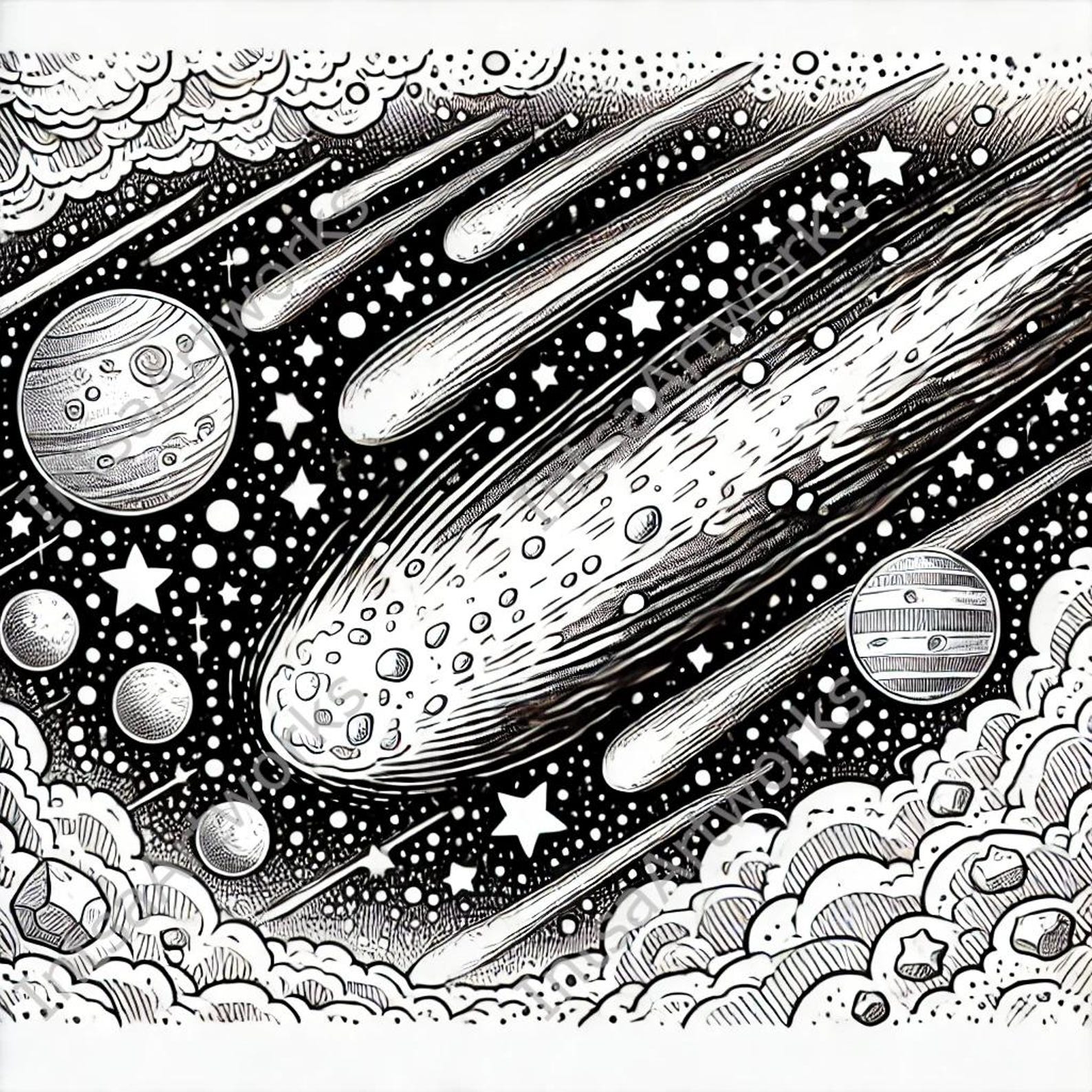 10 Kid-friendly Outer Space Coloring Pages – Planets, Rockets, and More ...