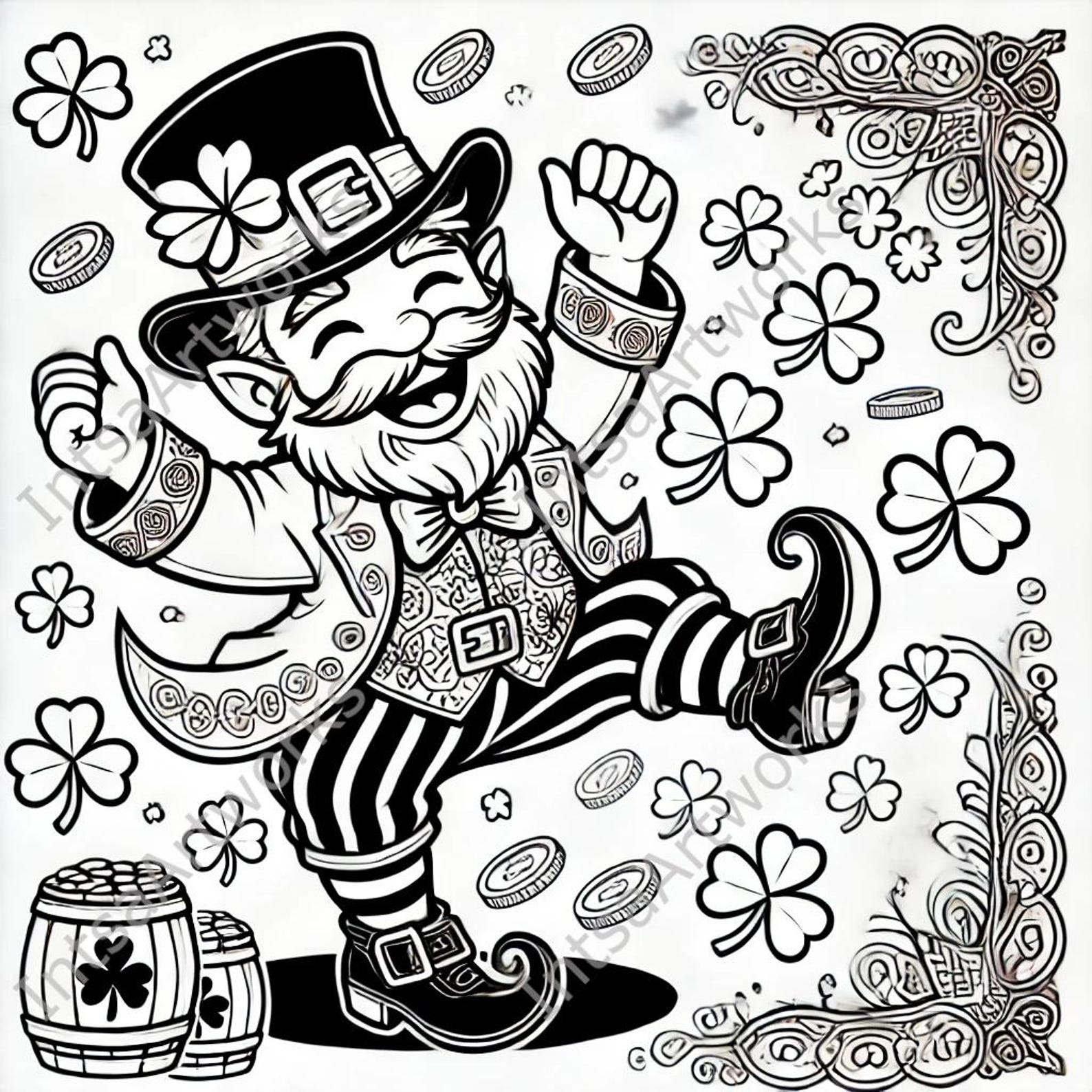 St. Patrick’s Day Coloring Pages | 10 Fun and Festive Printable Designs ...
