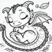 Cute Baby Dragon Coloring Pages – 10 Printable Designs for Kids - Etsy