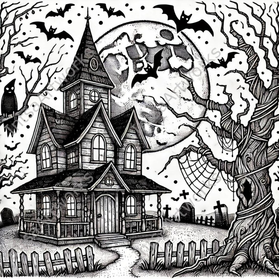 Halloween Coloring Pages Bundle – Ghosts, Pumpkins, Witches & More ...