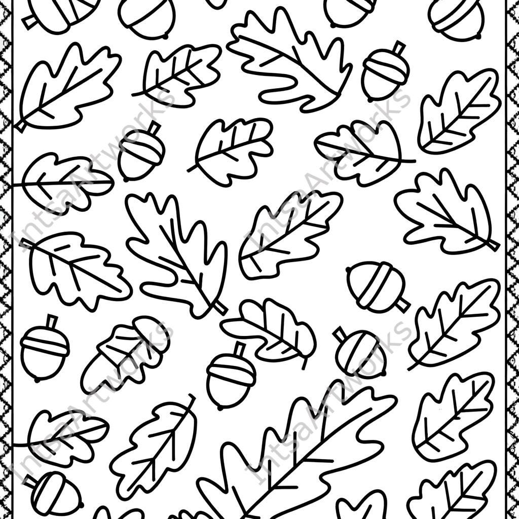 Thanksgiving Coloring Pages – 10 Fun & Festive Designs for Kids - Etsy