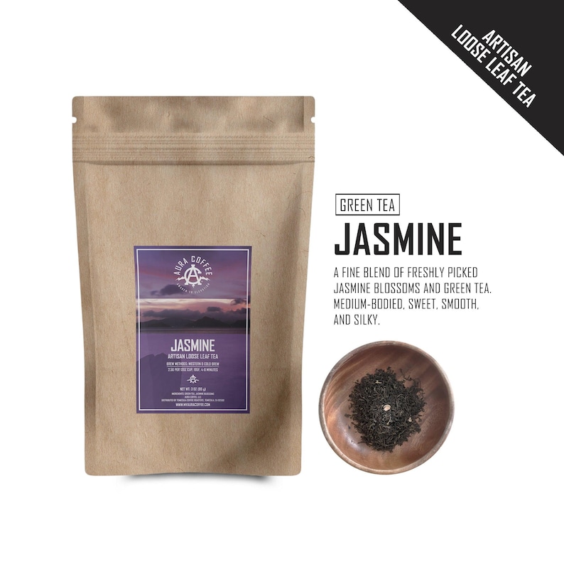 Jasmine Loose Leaf Green Tea Blend - Etsy
