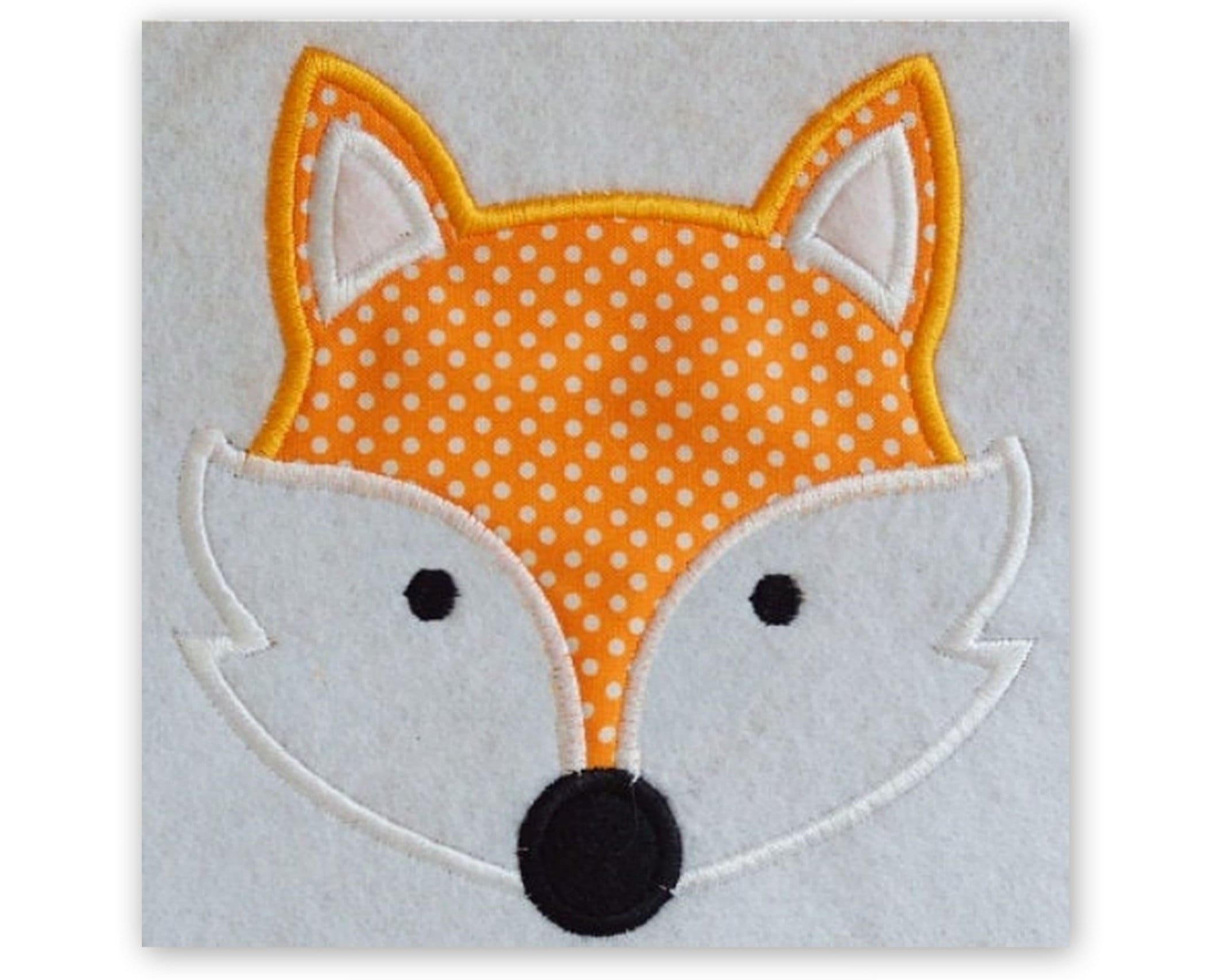 DIY Iron on Applique FOX FACE - Etsy
