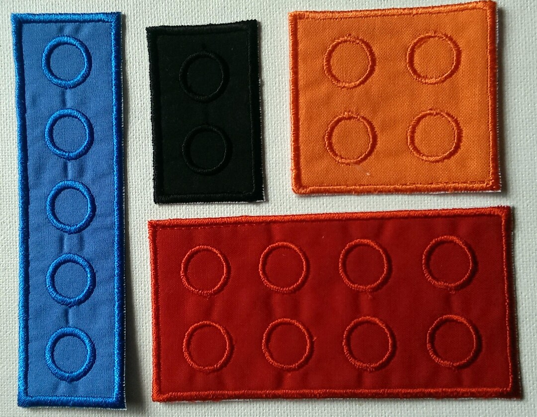Lego Iron on DYI Patch, Block Iron on Patch, Iron On, Patch, Applique ...