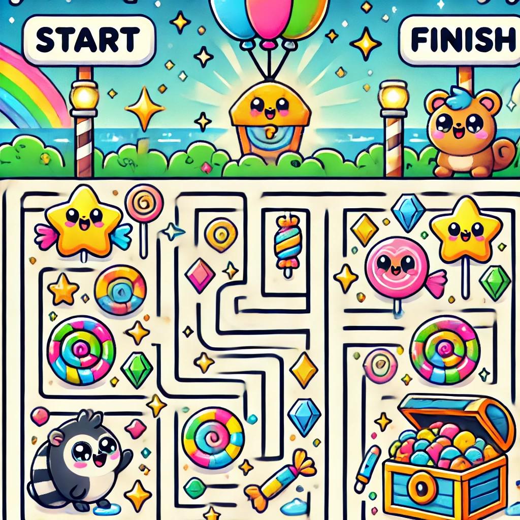 Maze Adventures for Kids: 40 Fun and Colorful Challenges ,mazes for ...