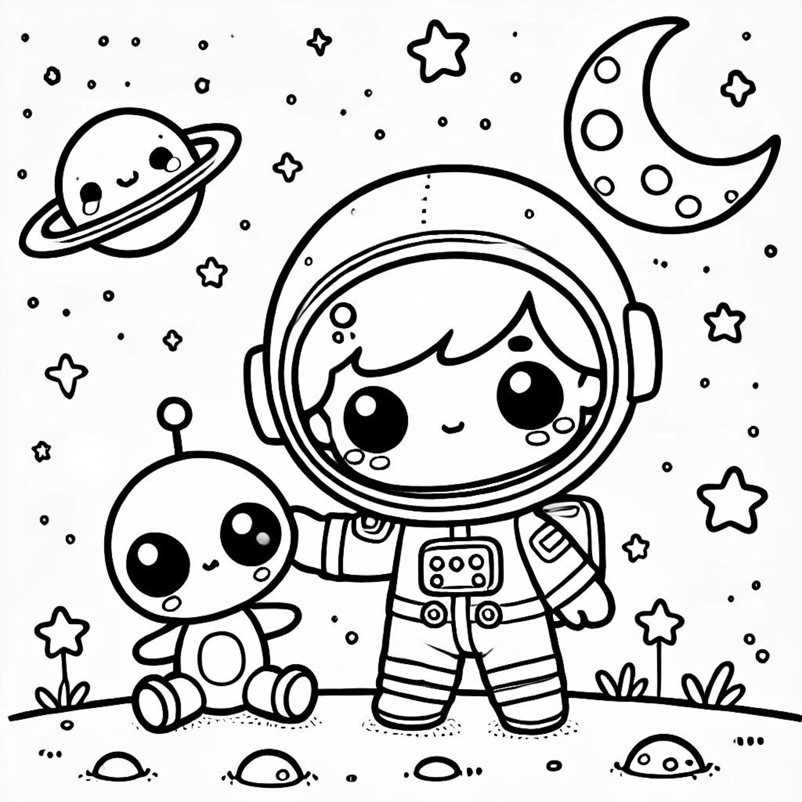 Coloring Book : 50 Space Travel Adventures - Etsy