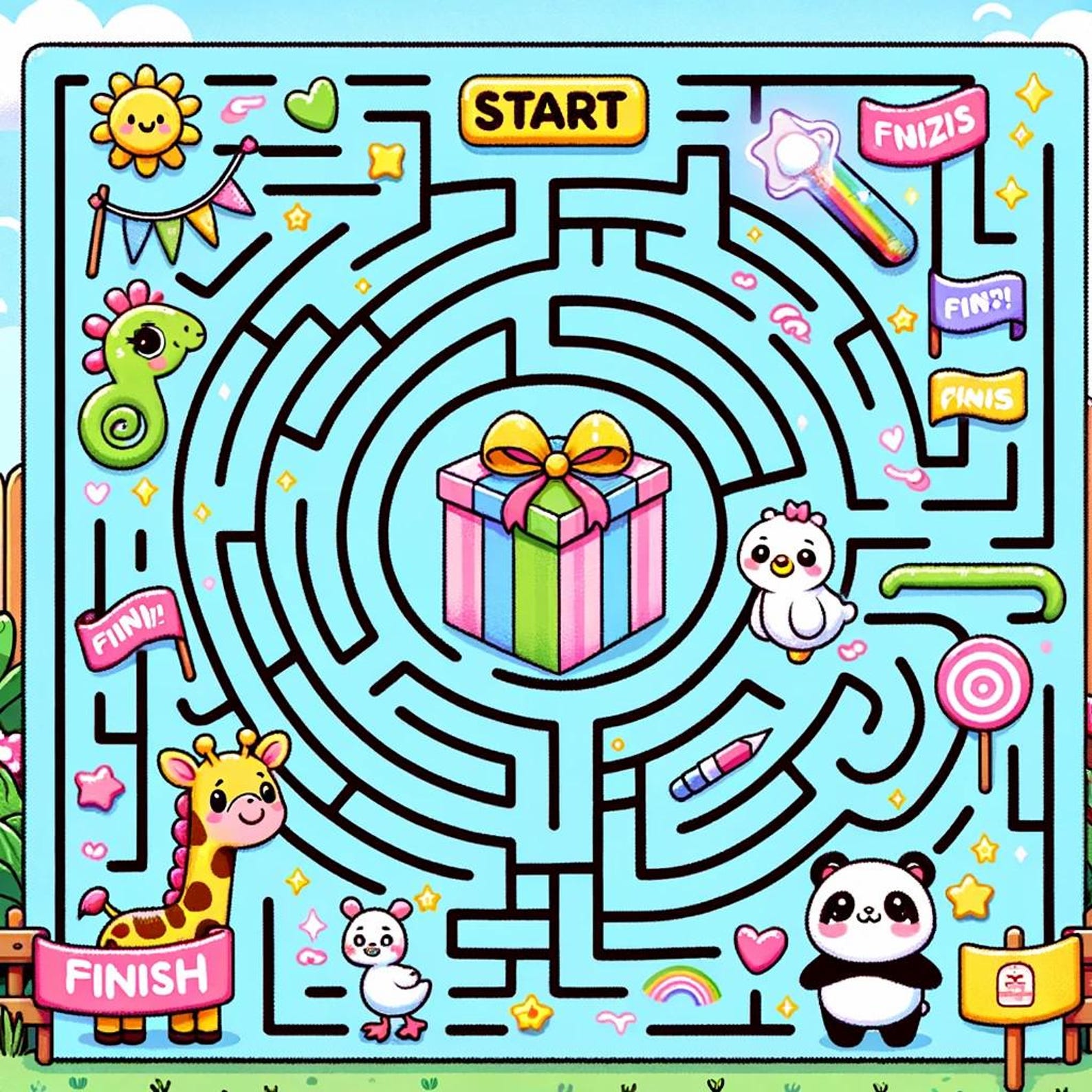 Maze Adventures for Kids: 40 Fun and Colorful Challenges ,mazes for ...